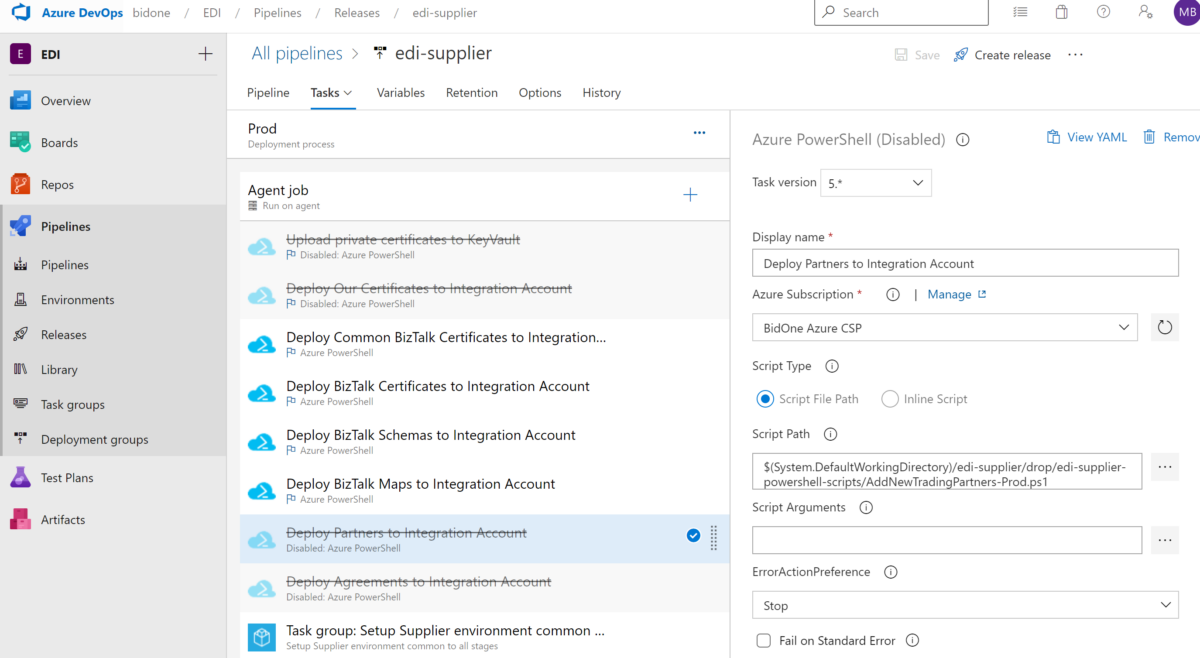 AS2 agreements and Azure Integration Accounts – Connected Pawns