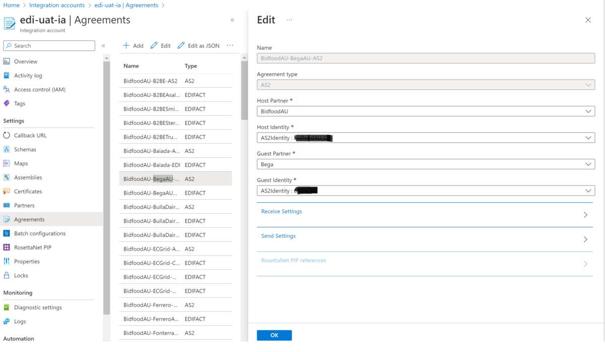 AS2 agreements and Azure Integration Accounts – Connected Pawns